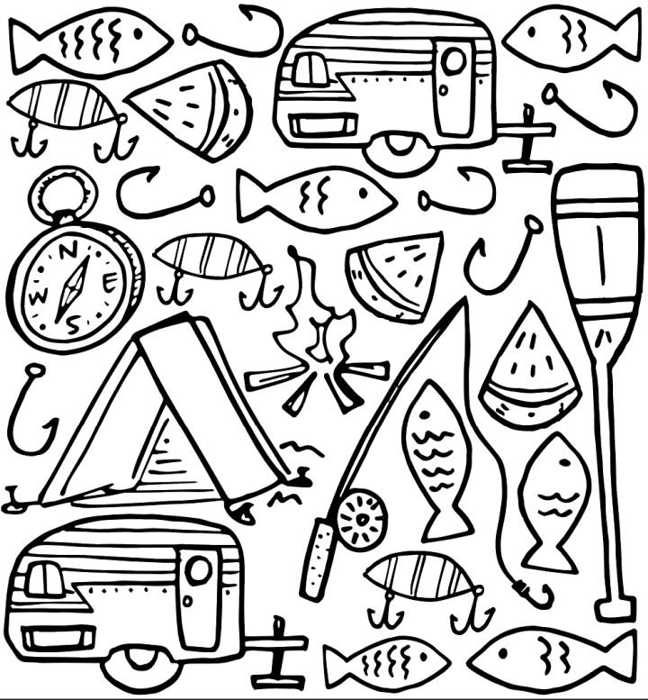 25 Free Summer Coloring Pages for Kids and Adults
