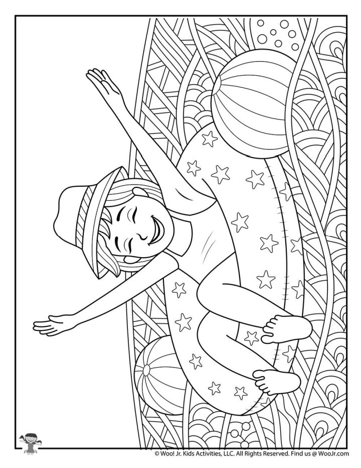 25 Free Summer Coloring Pages for Kids and Adults