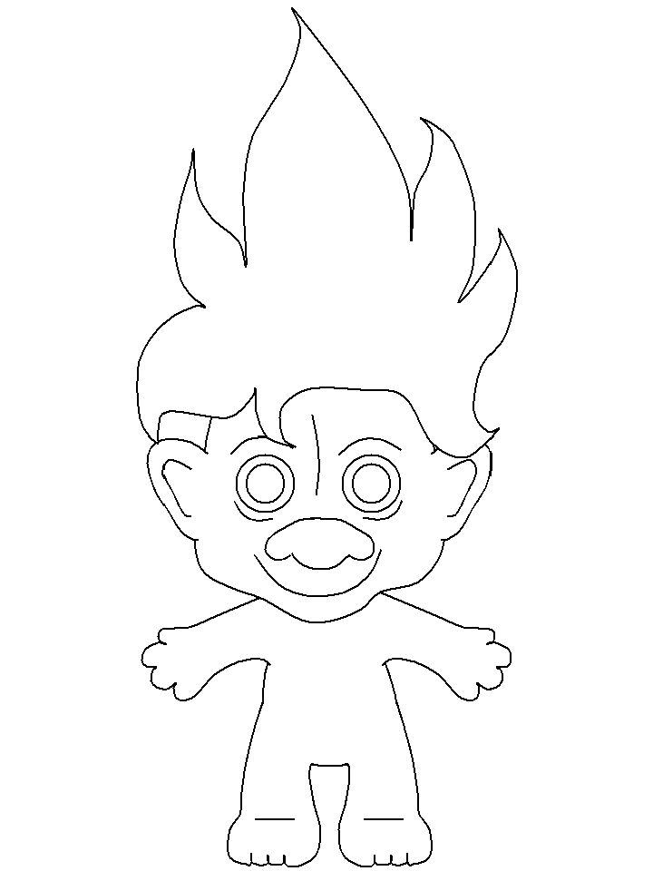 25 Free Trolls Coloring Pages for Kids and Adults