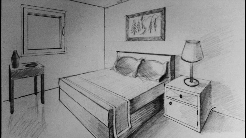 25 Easy Room Drawing Ideas - How to Draw a Room