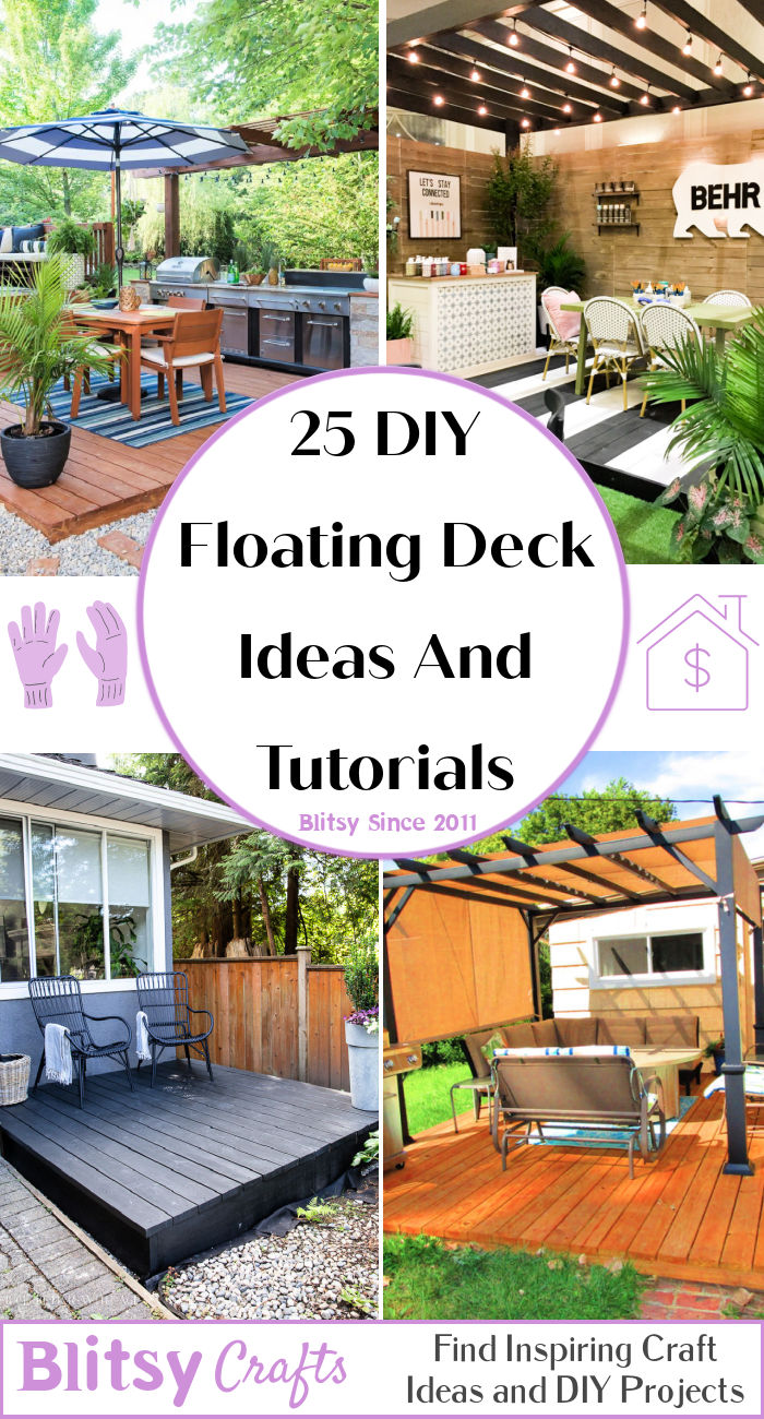 DIY Floating Deck (25 Free Plans) - Blitsy