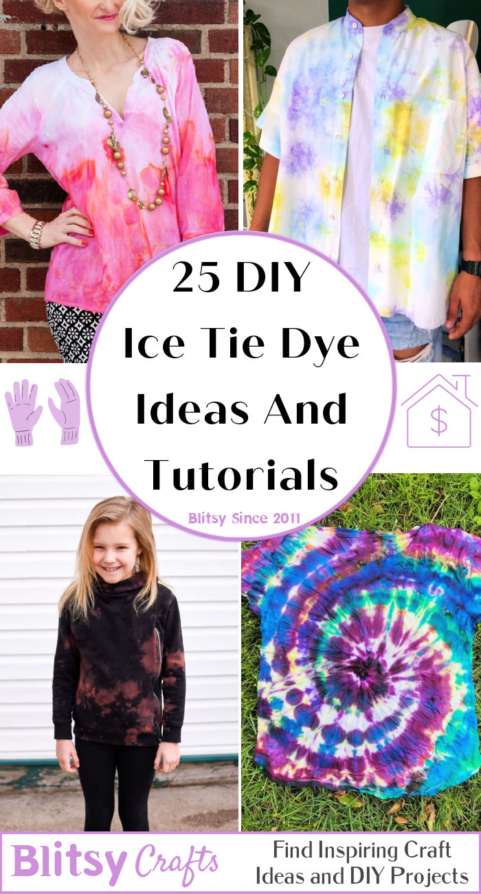25 Easy Ice Tie Dye Patterns and Techniques - Blitsy