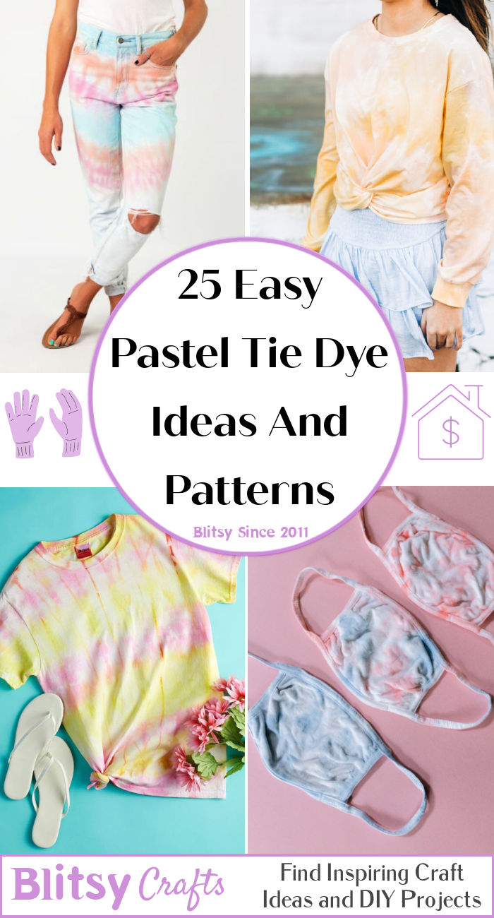 25 Easy Pastel Tie Dye Patterns (How To Guide) - Blitsy