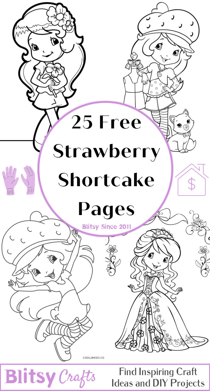 25 Free Strawberry Shortcake Coloring Pages for Kids and Adults