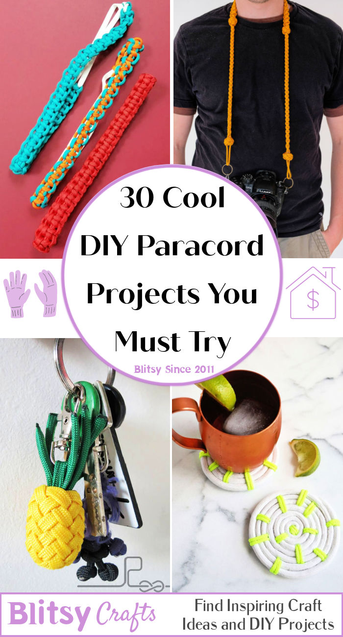 30 Cool Paracord Projects and Crafts Ideas - Blitsy