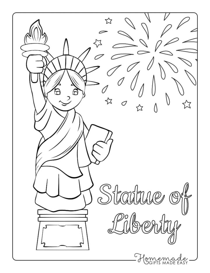 25 Free 4th of July Coloring Pages for Kids and Adults