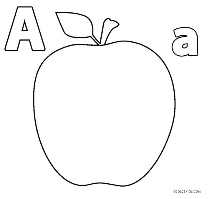 20 Free Apple Coloring Pages for Kids and Adults