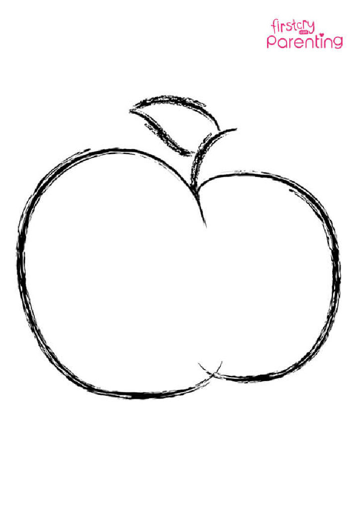 20 Free Apple Coloring Pages for Kids and Adults