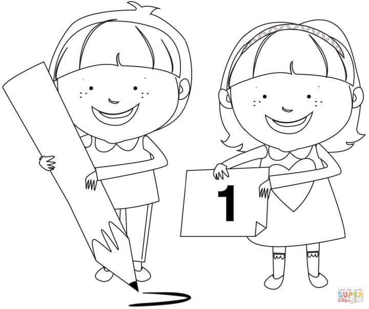 20 Free First Day of School Coloring Pages for Kids