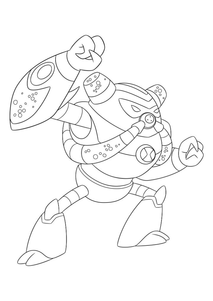 25 Free Ben 10 Coloring Pages for Kids and Adults