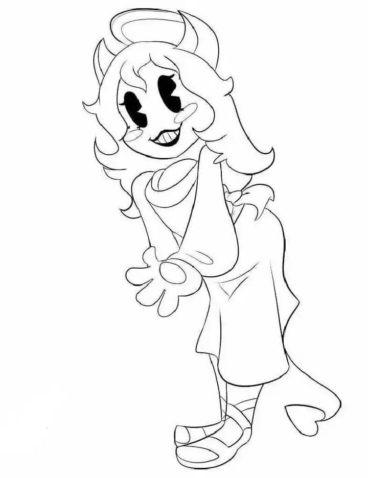 20 Free Bendy Coloring Pages for Kids and Adults