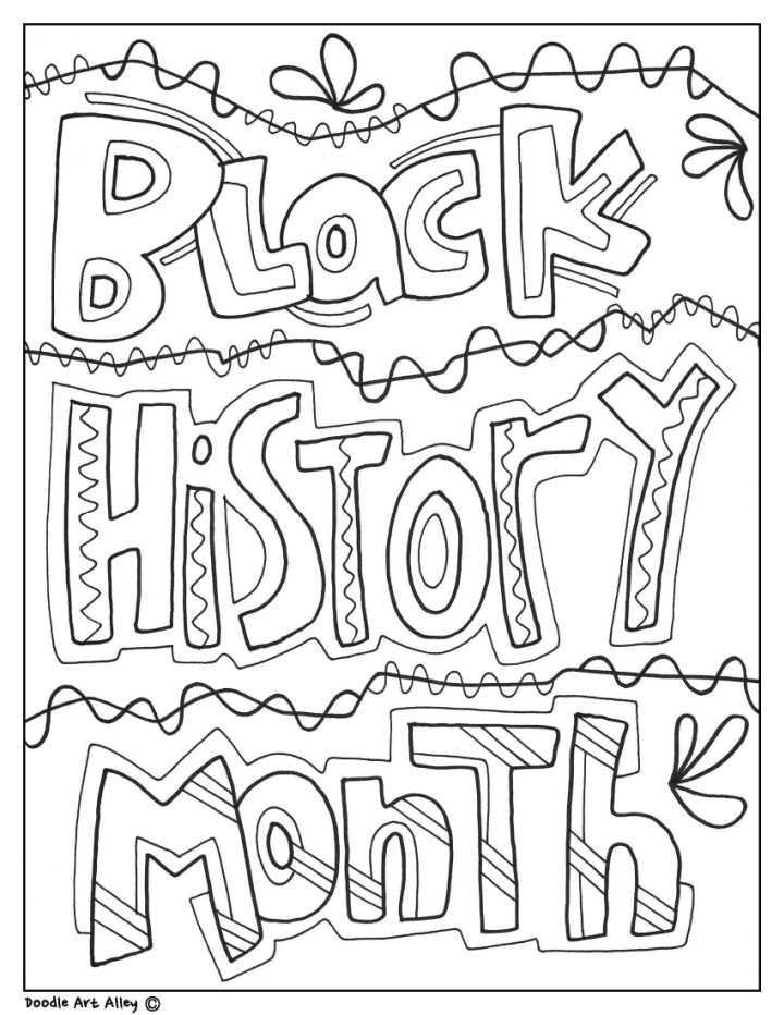 15 Black History Month Coloring Pages for Kids and Adults
