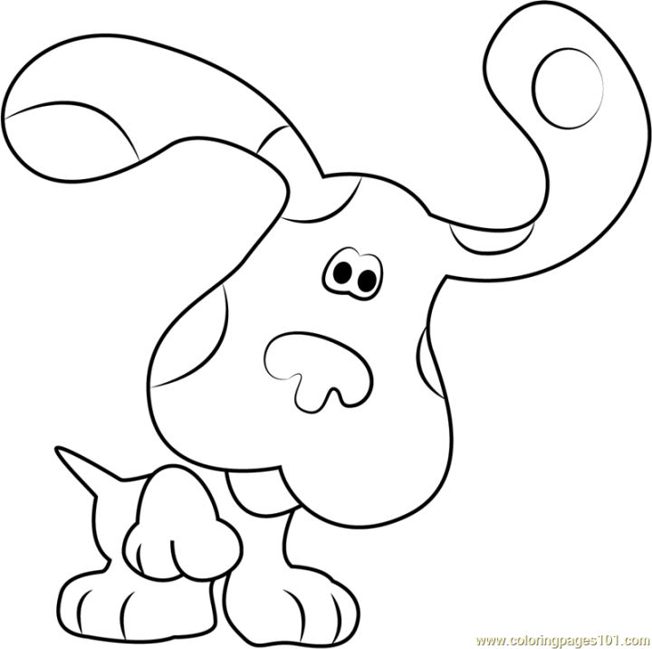 20 Free Blues Clues Coloring Pages for Kids and Adults