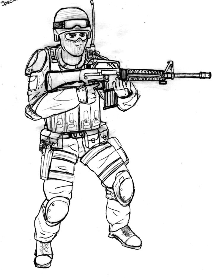 15 Free Call of Duty Coloring Pages for Kids and Adults