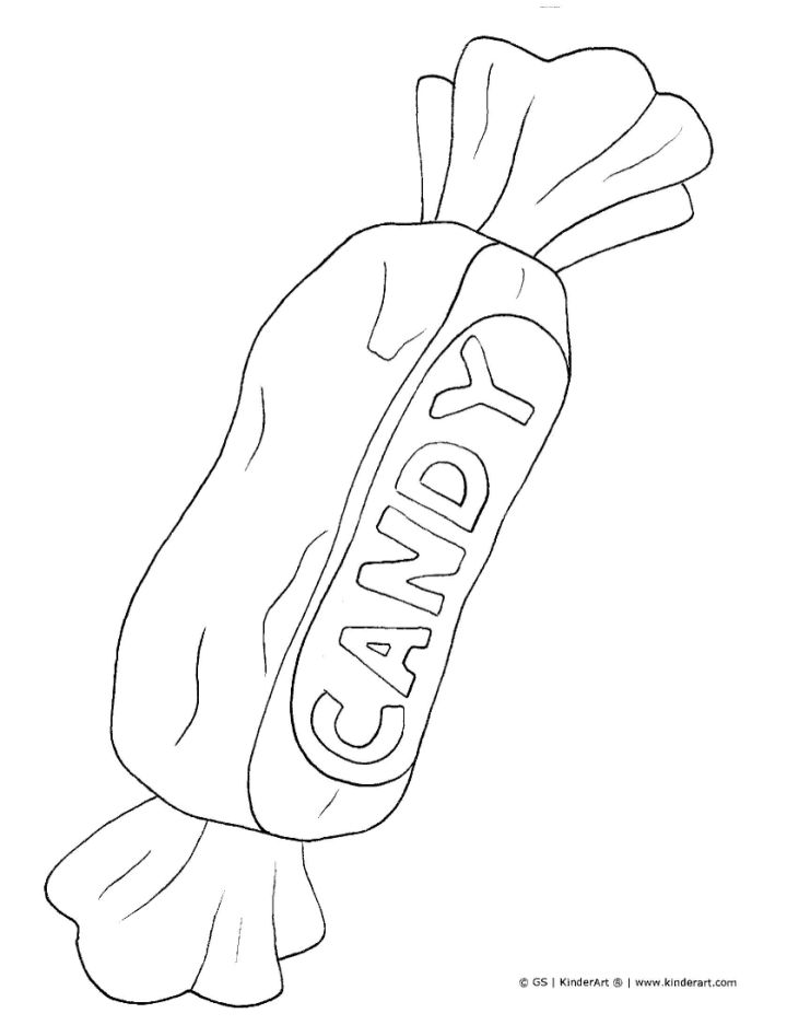 20 Free Candy Coloring Pages for Kids and Adults - Blitsy