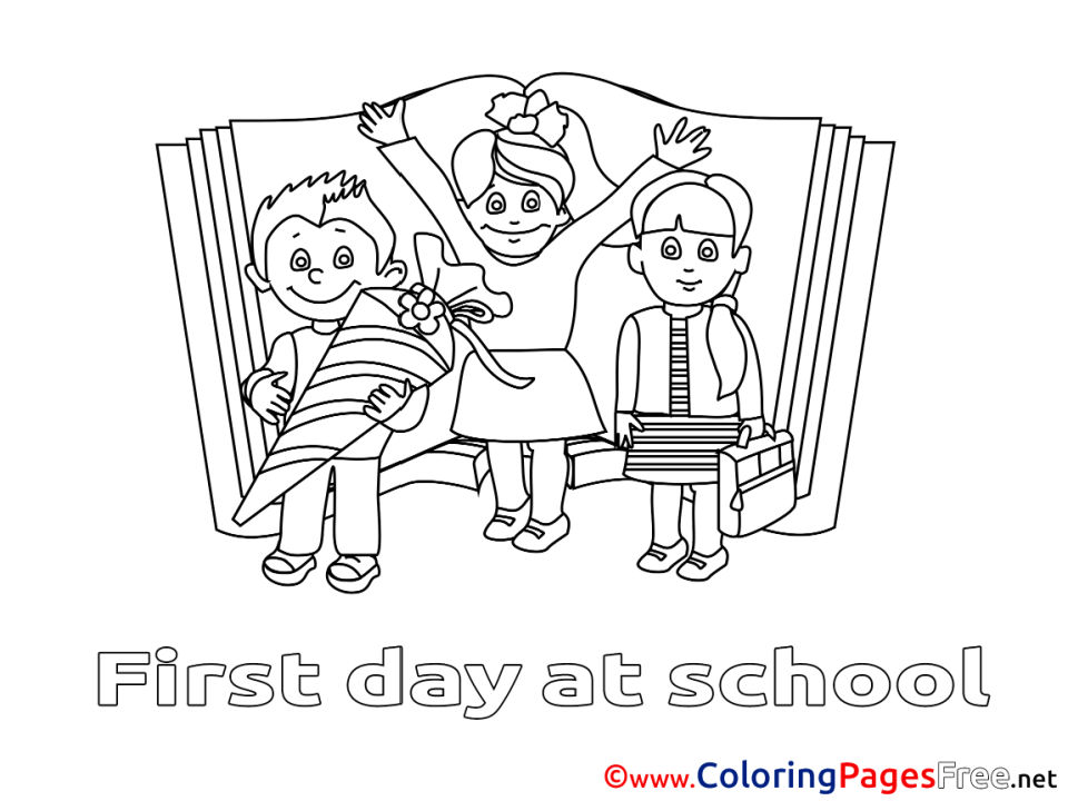 20 Free First Day of School Coloring Pages for Kids