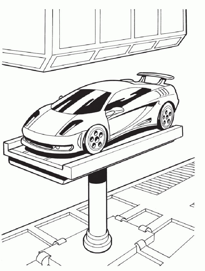 25 Free Hot Wheels Coloring Pages for Kids and Adults