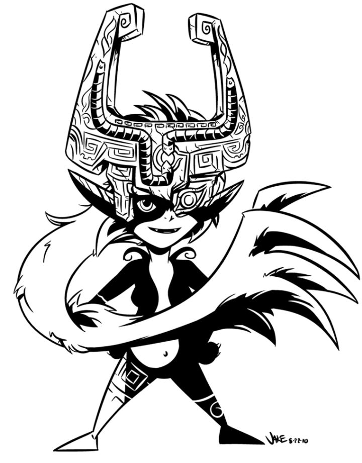 20 Free Zelda Coloring Pages for Kids and Adults