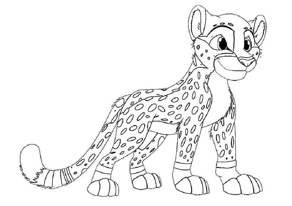 25 Free Cheetah Coloring Pages for Kids and Adults