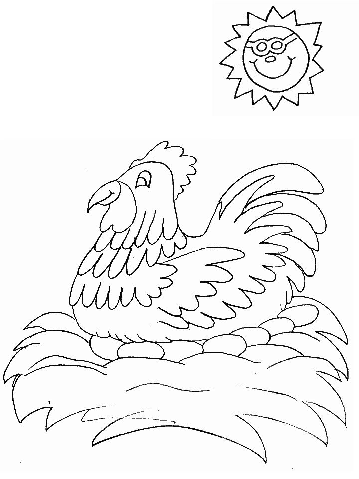 20 Free Chicken Coloring Pages for Kids and Adults - Blitsy