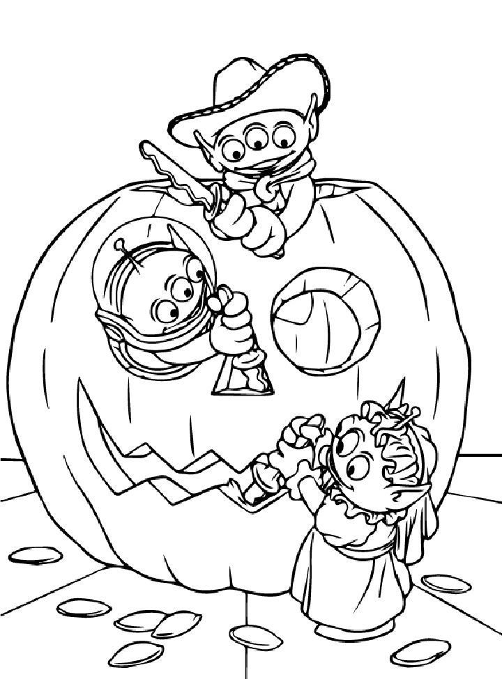 25 Free Disney Halloween Coloring Pages for Kids and Adults