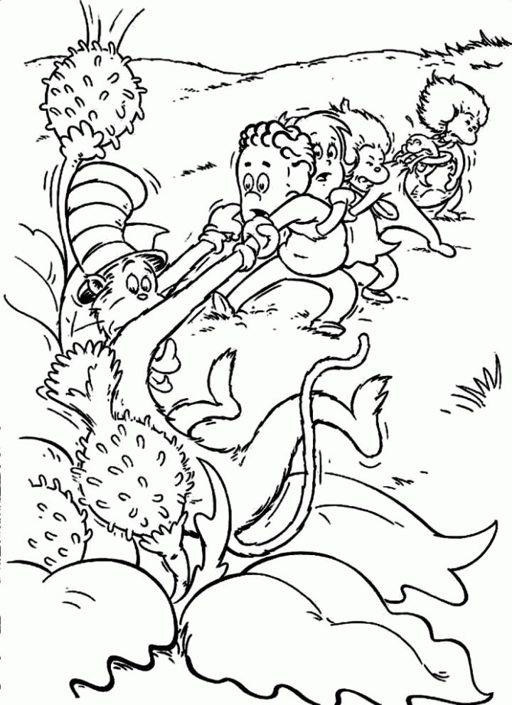 20 Free Dr. Seuss Coloring Pages for Kids and Adults