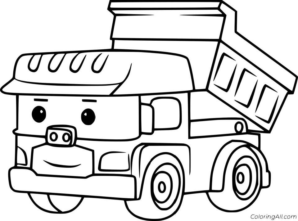 20 Free Dump Truck Coloring Pages for Kids and Adults
