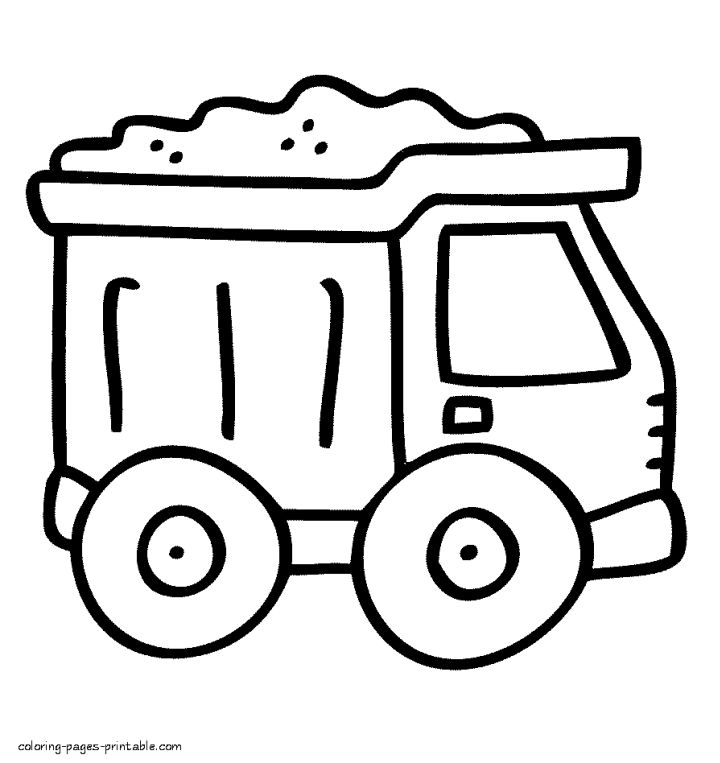 20 Free Dump Truck Coloring Pages for Kids and Adults