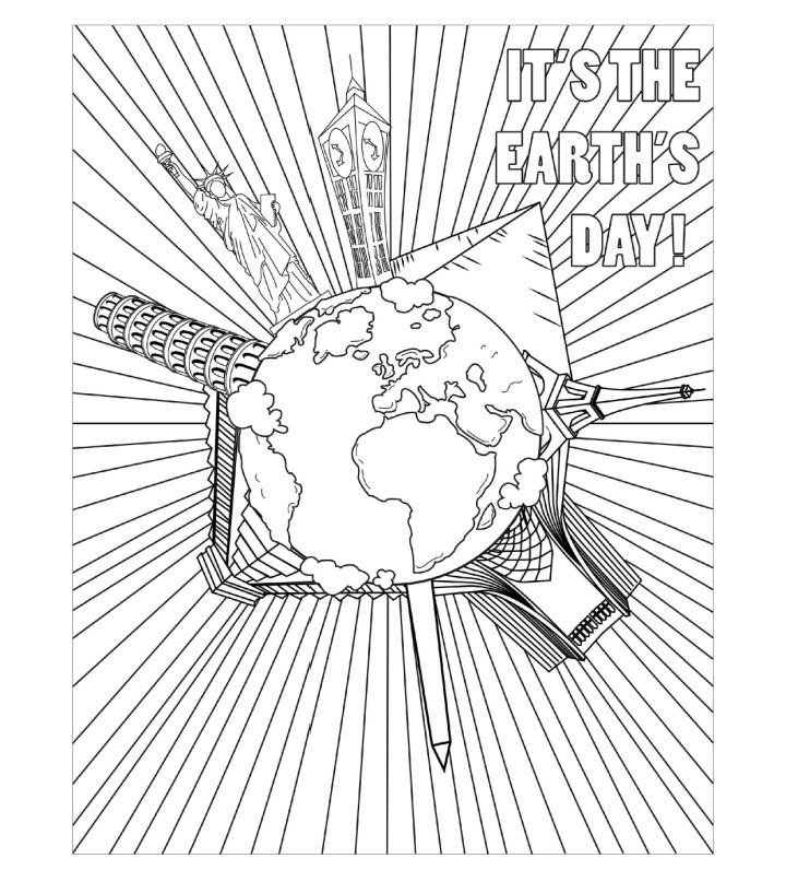 25 Free Earth Day Coloring Pages for Kids and Adults
