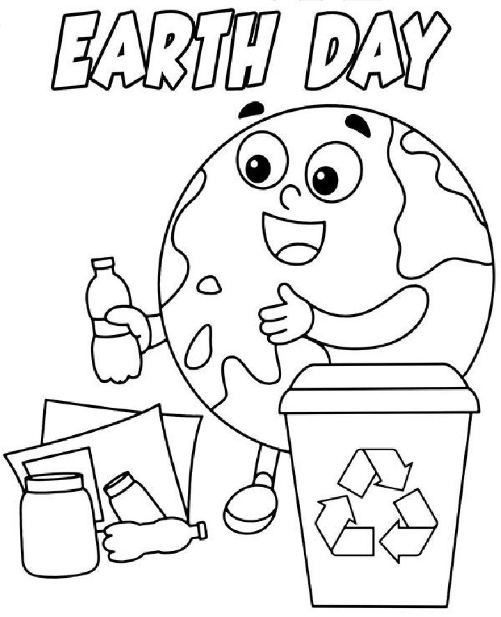25 Free Earth Day Coloring Pages for Kids and Adults