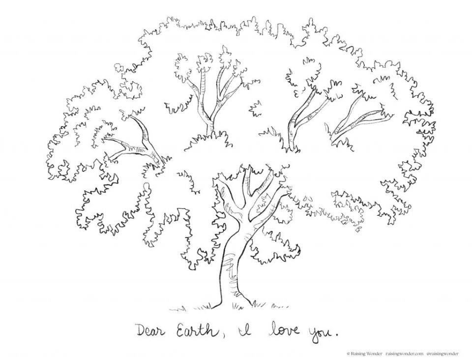 25 Free Earth Day Coloring Pages for Kids and Adults