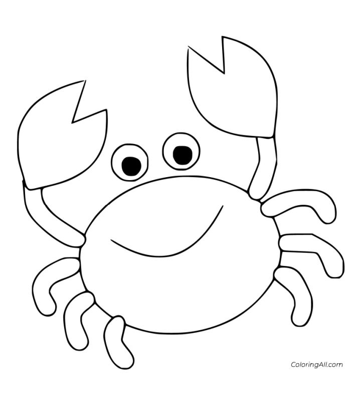 25 Free Crab Coloring Pages for Kids and Adults - Blitsy