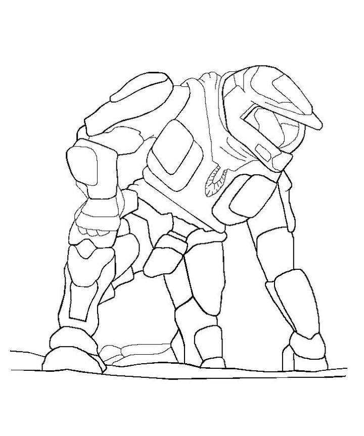 20 Free Halo Coloring Pages for Kids and Adults