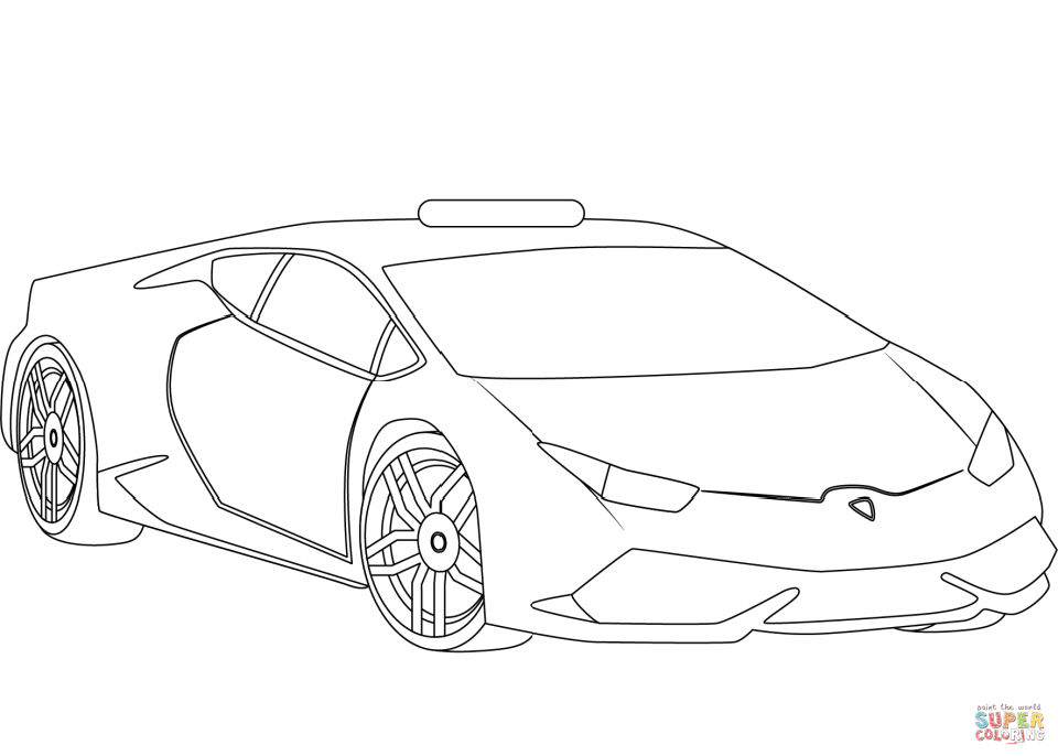 15 Free Police Car Coloring Pages for Kids and Adults