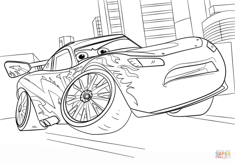 15 Free Lightning McQueen Coloring Pages for Kids and Adults