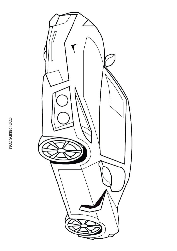 15 Free Sports Car Coloring Pages for Kids and Adults