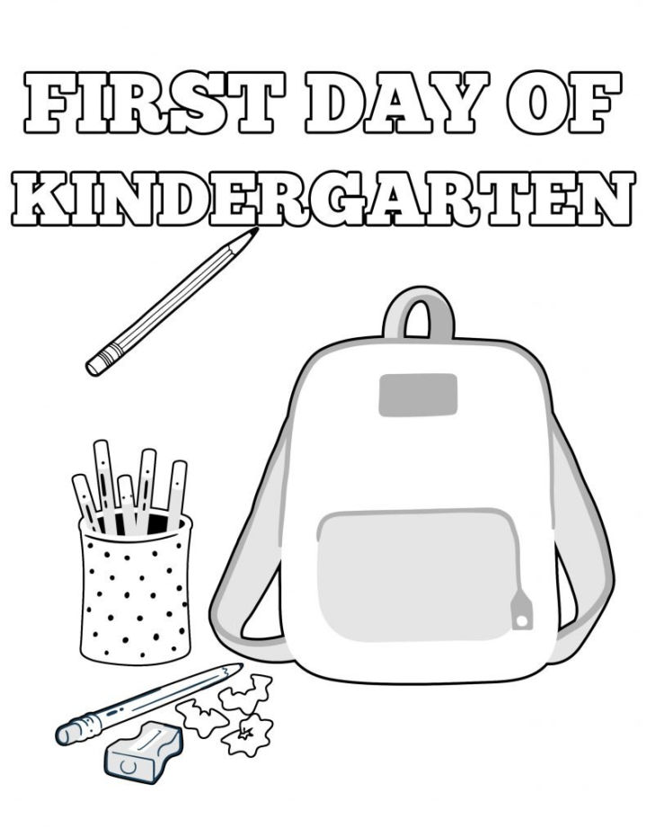 20 Free First Day of School Coloring Pages for Kids