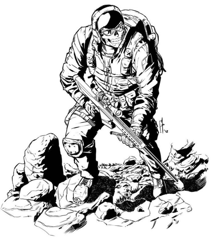 15 Free Call of Duty Coloring Pages for Kids and Adults