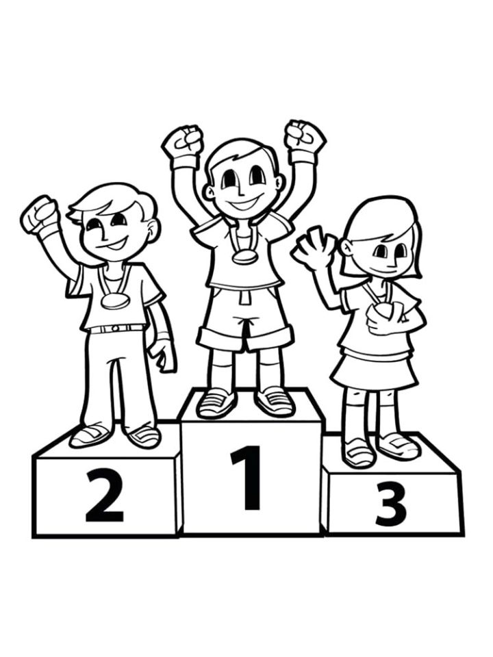 25 Free Olympic Coloring Pages for Kids and Adults