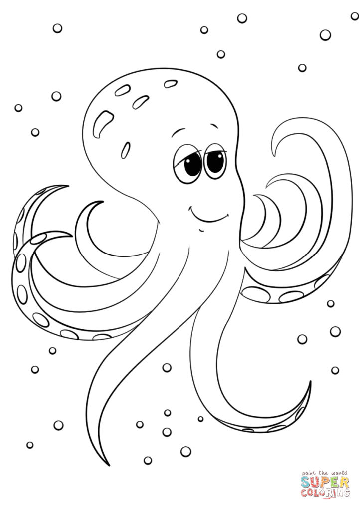 25 Free Octopus Coloring Pages for Kids and Adults