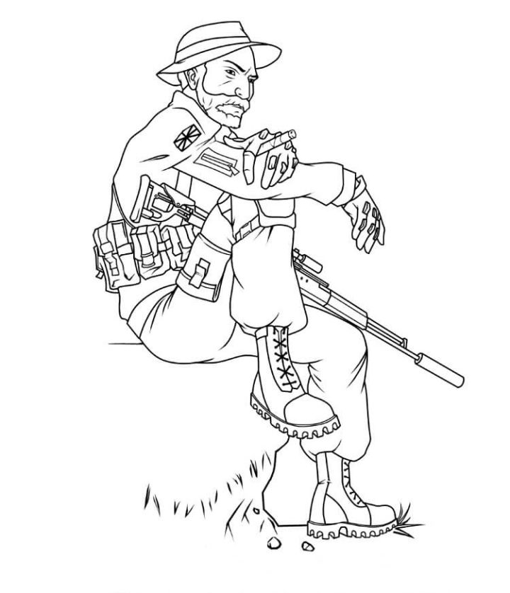 15 Free Call of Duty Coloring Pages for Kids and Adults