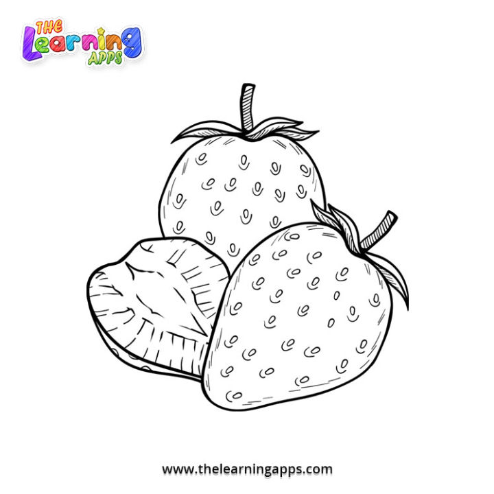 25 Free Fruit Coloring Pages for Kids and Adults