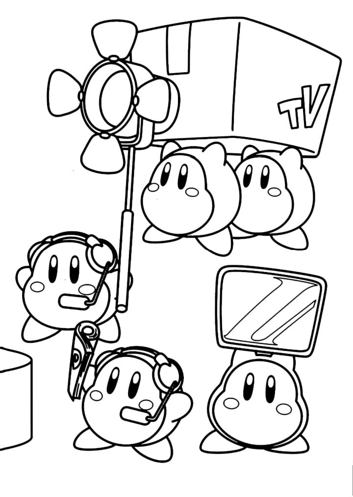 20 Free Kirby Coloring Pages for Kids and Adults