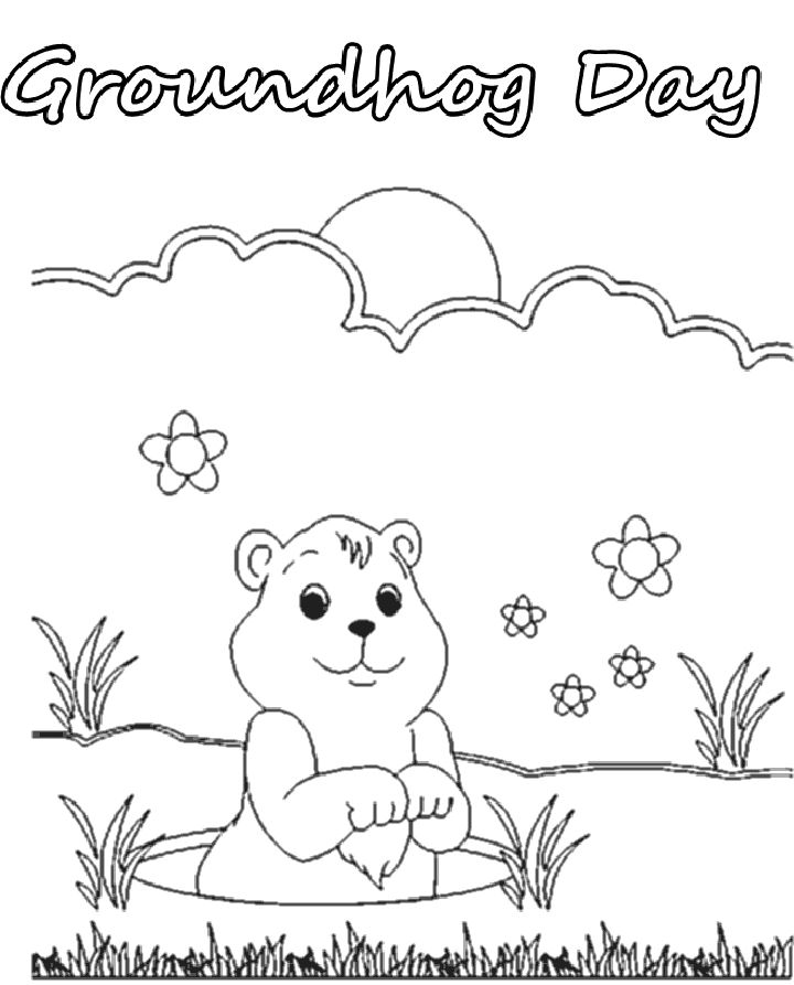 15 Free Groundhog Day Coloring Pages for Kids and Adults