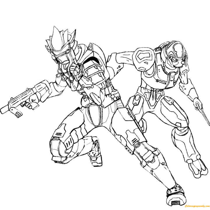 20 Free Halo Coloring Pages for Kids and Adults