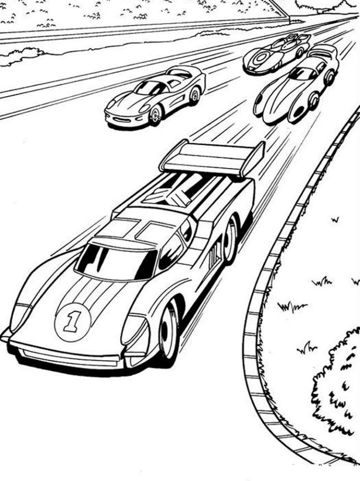 25 Free Hot Wheels Coloring Pages for Kids and Adults