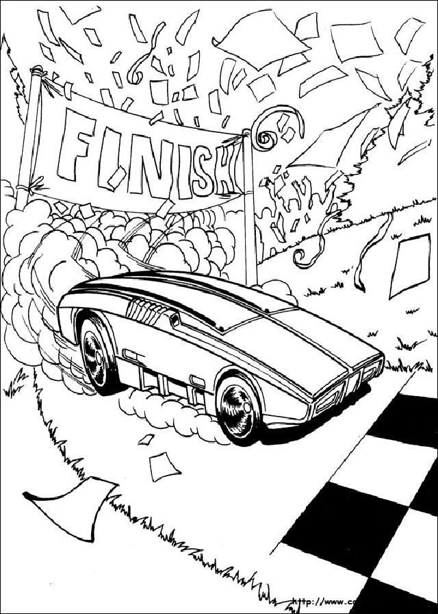 25 Free Hot Wheels Coloring Pages for Kids and Adults