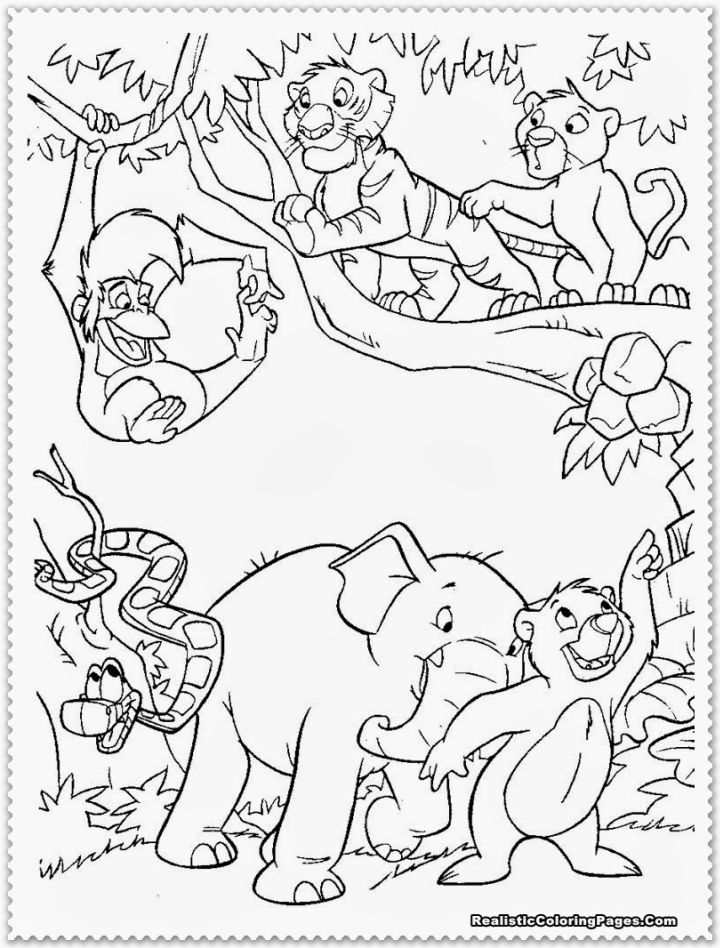 25 Free Jungle Coloring Pages for Kids and Adults