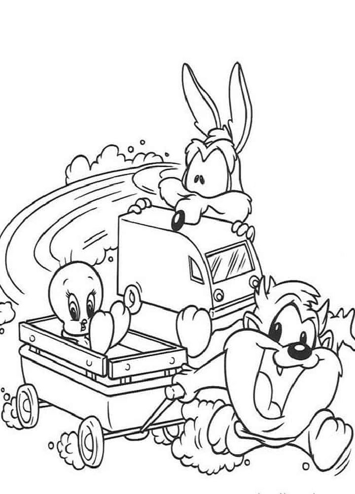 20 Free Looney Tunes Coloring Pages for Kids and Adults