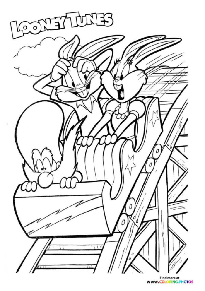 20 Free Looney Tunes Coloring Pages for Kids and Adults